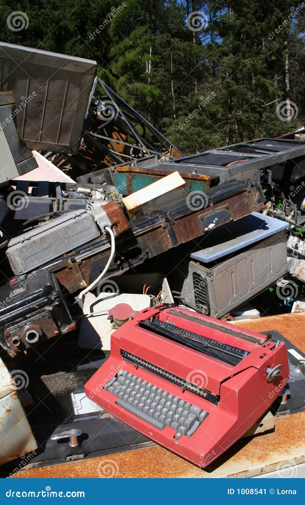 Iron scrap pollution stock image. Image of firm, away - 1008541