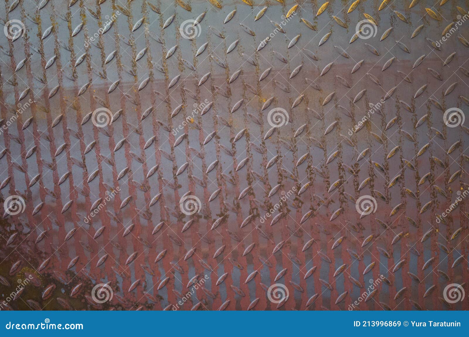 Iron Sheet Floor with Markings, Old. Stock Image - Image of bridge ...