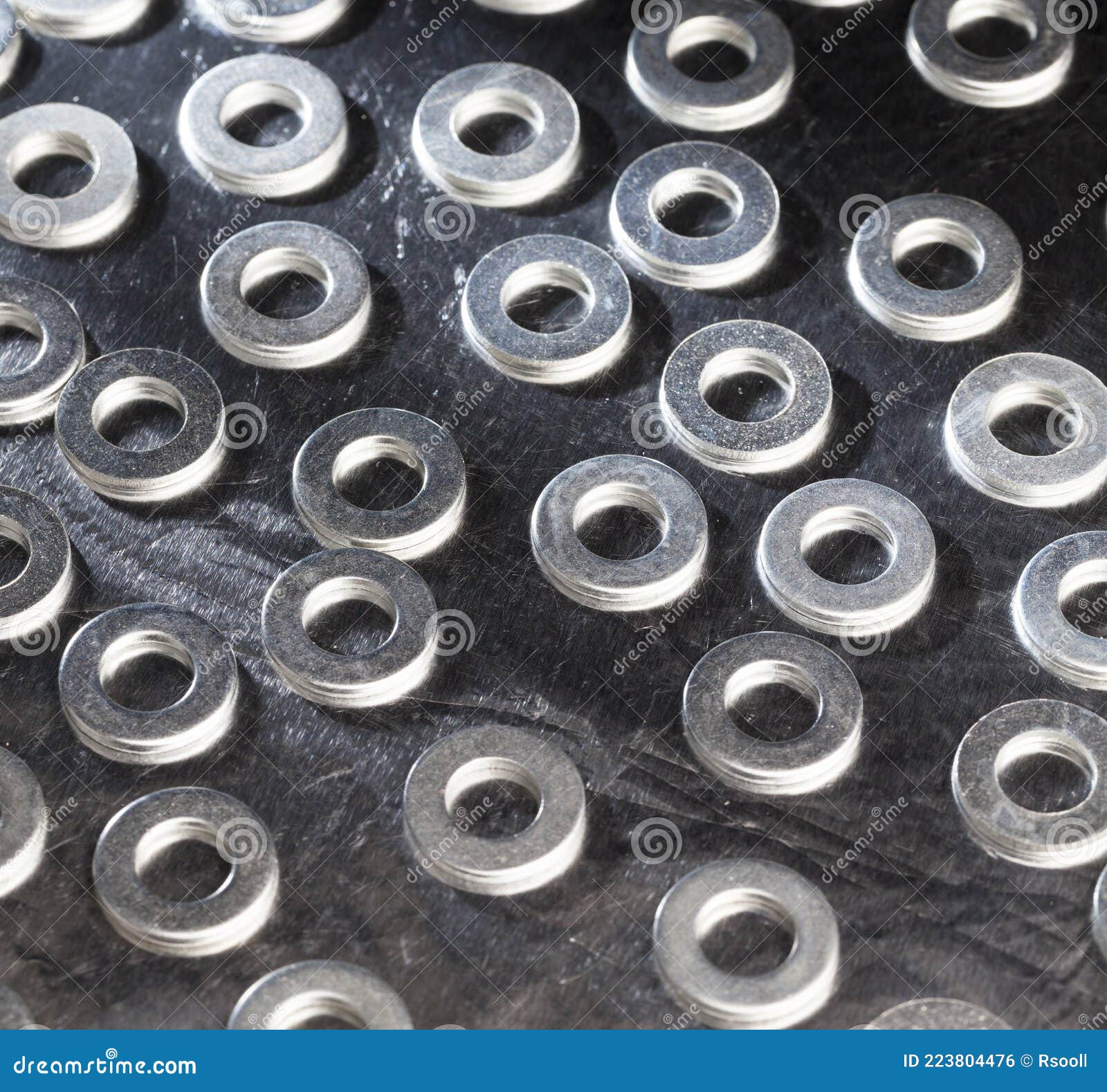 Iron Spacer for Construction Work Stock Photo - Image of metal ...