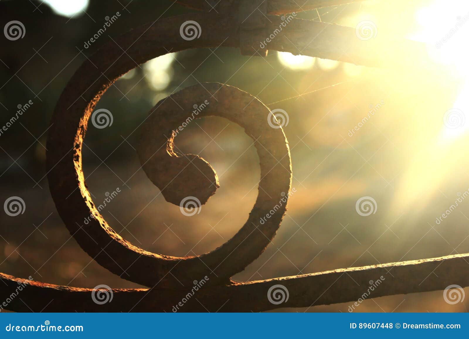 Iron Spiral stock photo. Image of land, ragusa, gate - 89607448