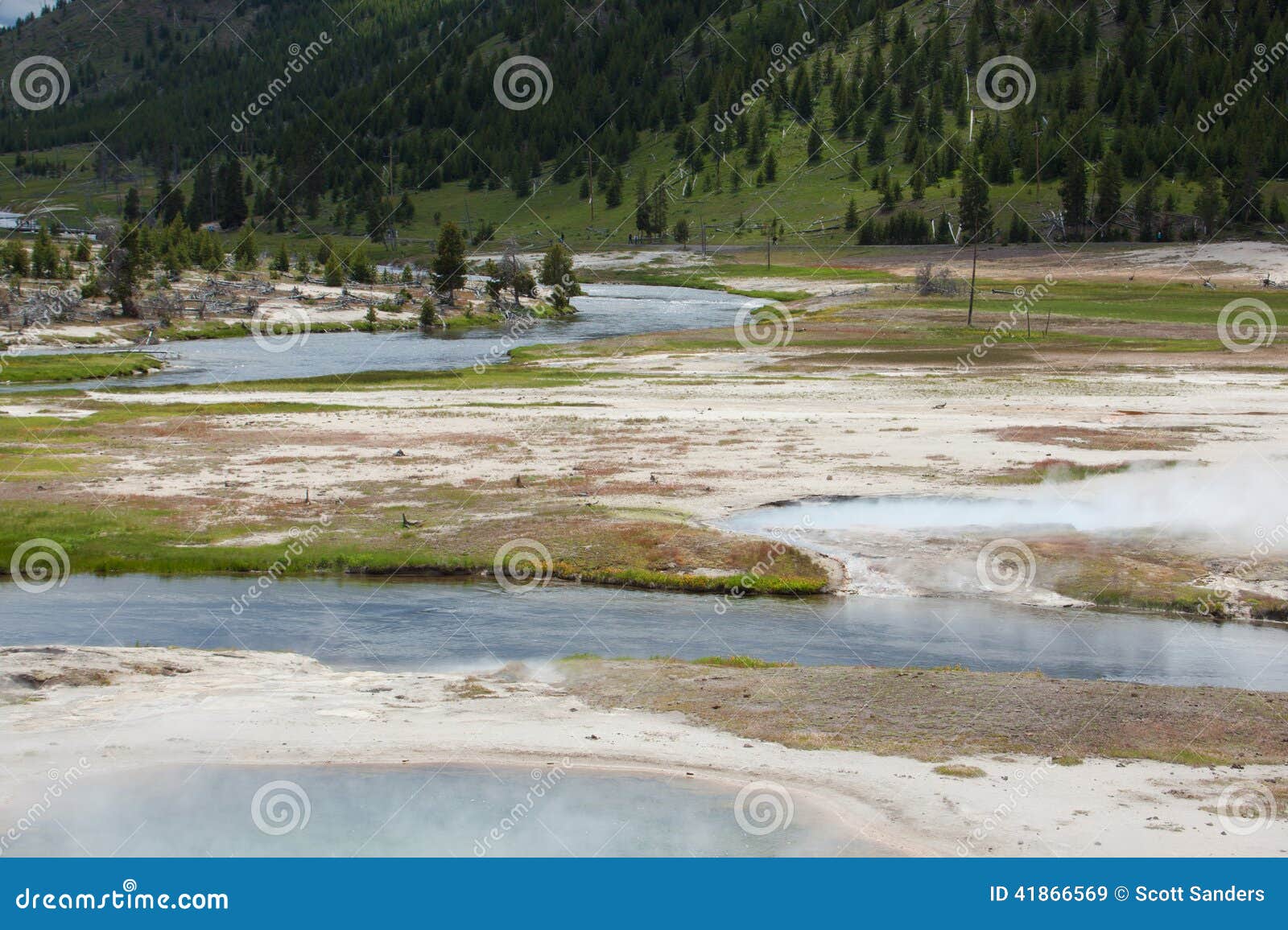 Iron Spring Creek stock image. Image of sand, landscape - 41866569