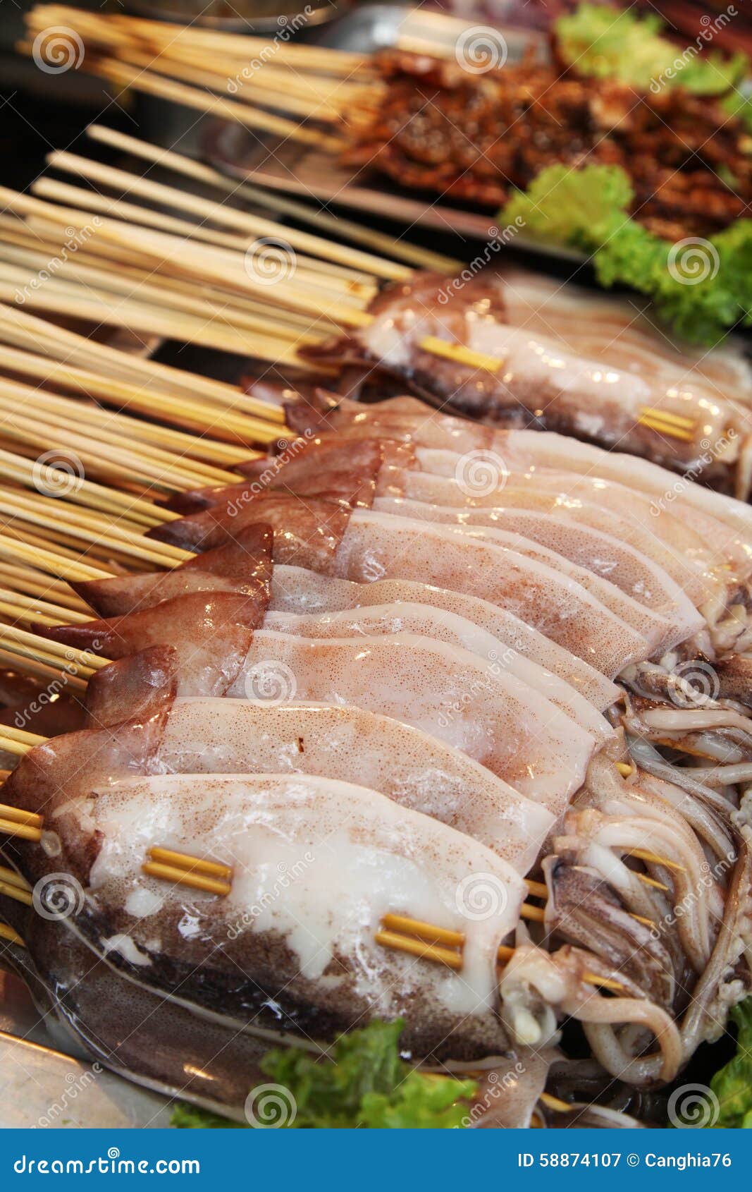 Iron squid, squid stock image. Image of asia, dishes - 58874107