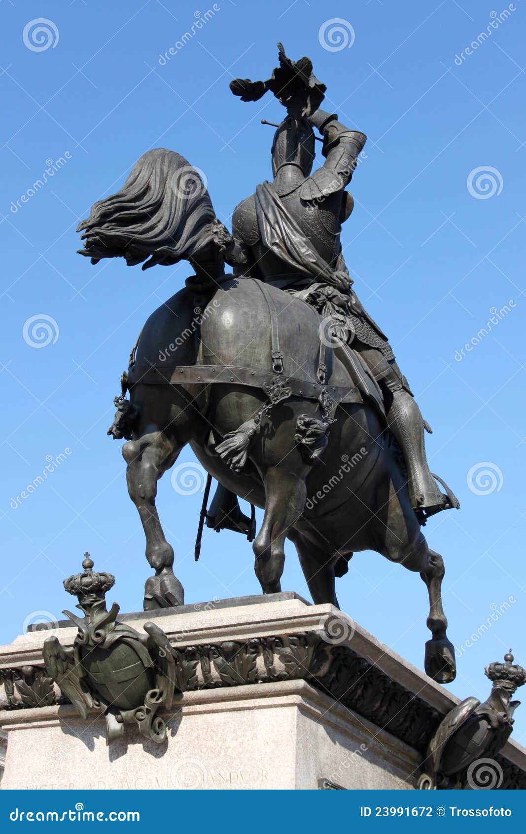 Iron statue stock photo. Image of outside, stability - 23991672