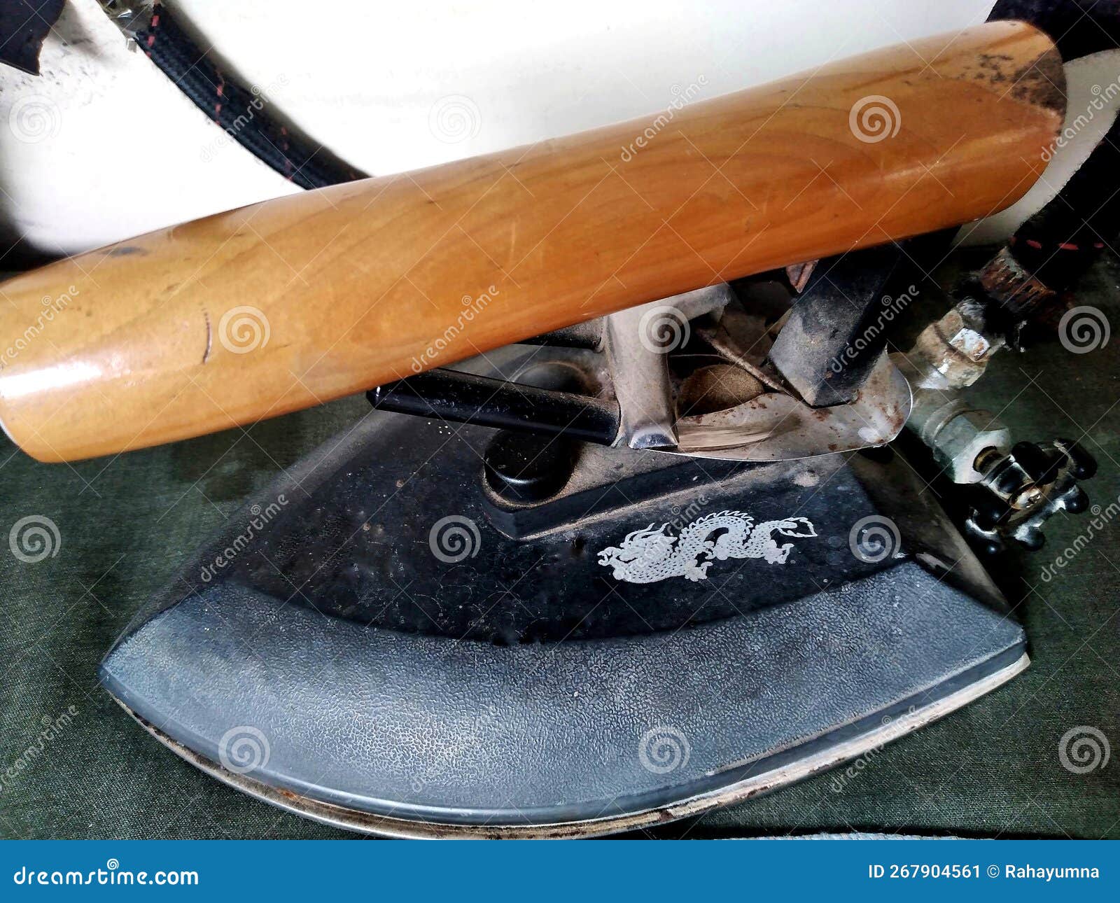 The Iron Steam Background on the Table Stock Image - Image of element ...