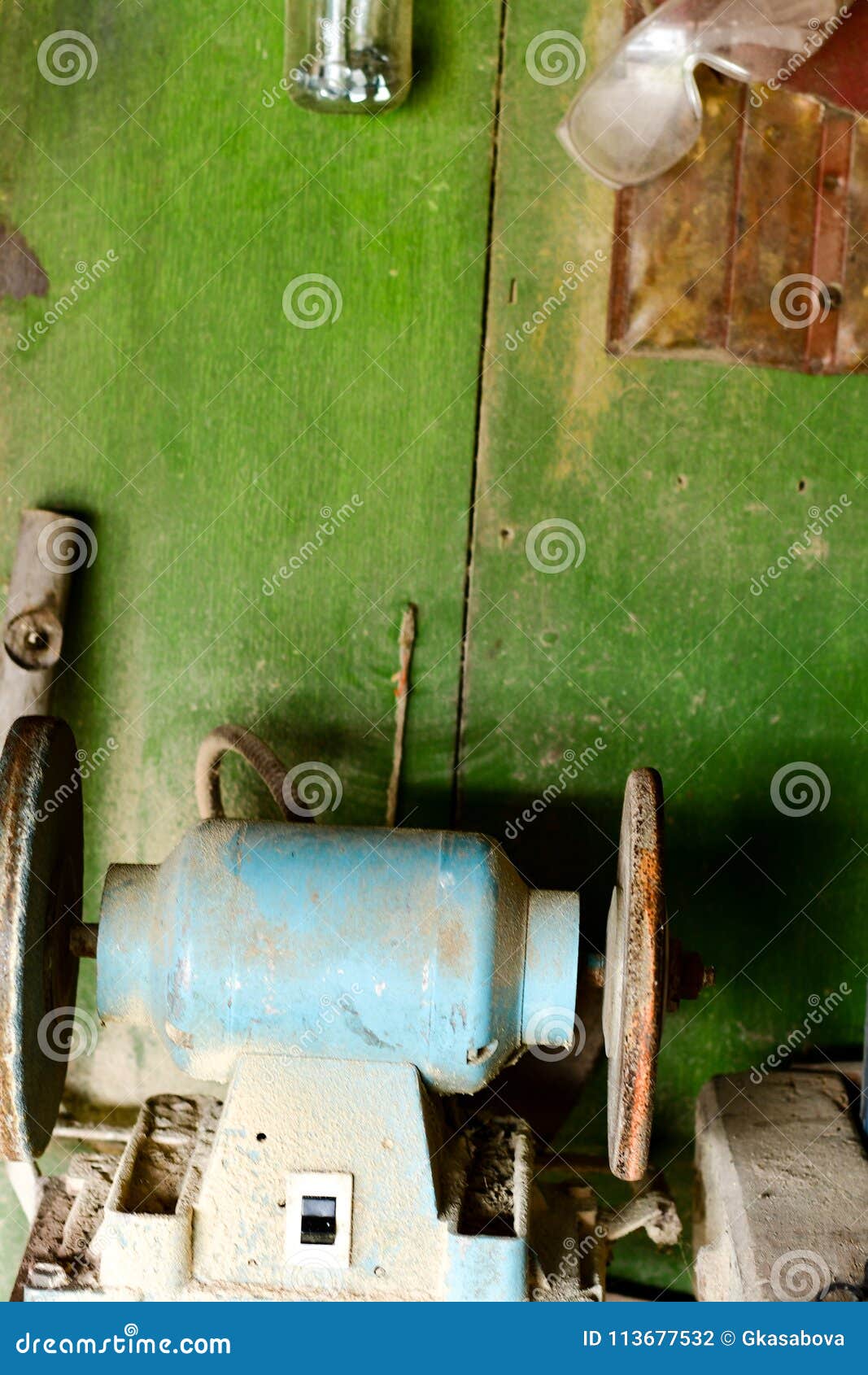 Iron cutting machine stock photo. Image of steel, circular - 113677532