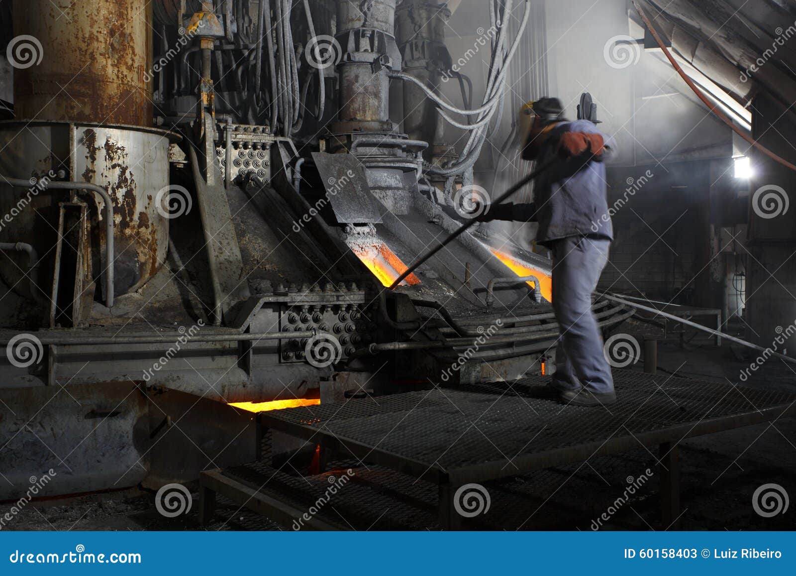 Iron and steel industry editorial stock photo. Image of metallurgical ...