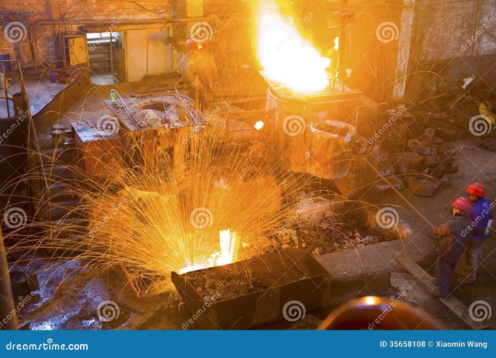 Iron and steel industry stock photo. Image of melting - 35658108