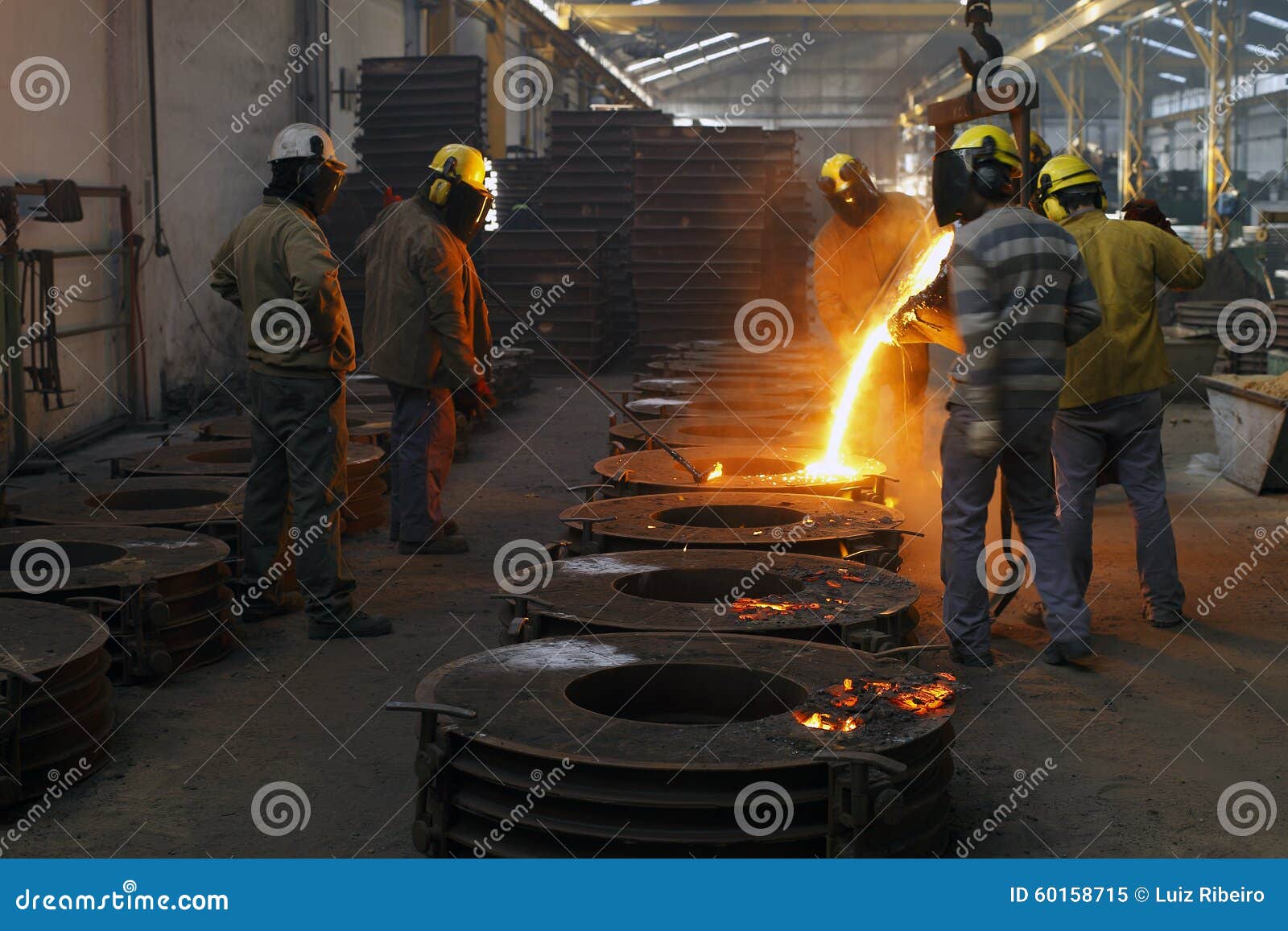 Iron and steel industry editorial image. Image of casting - 60158715