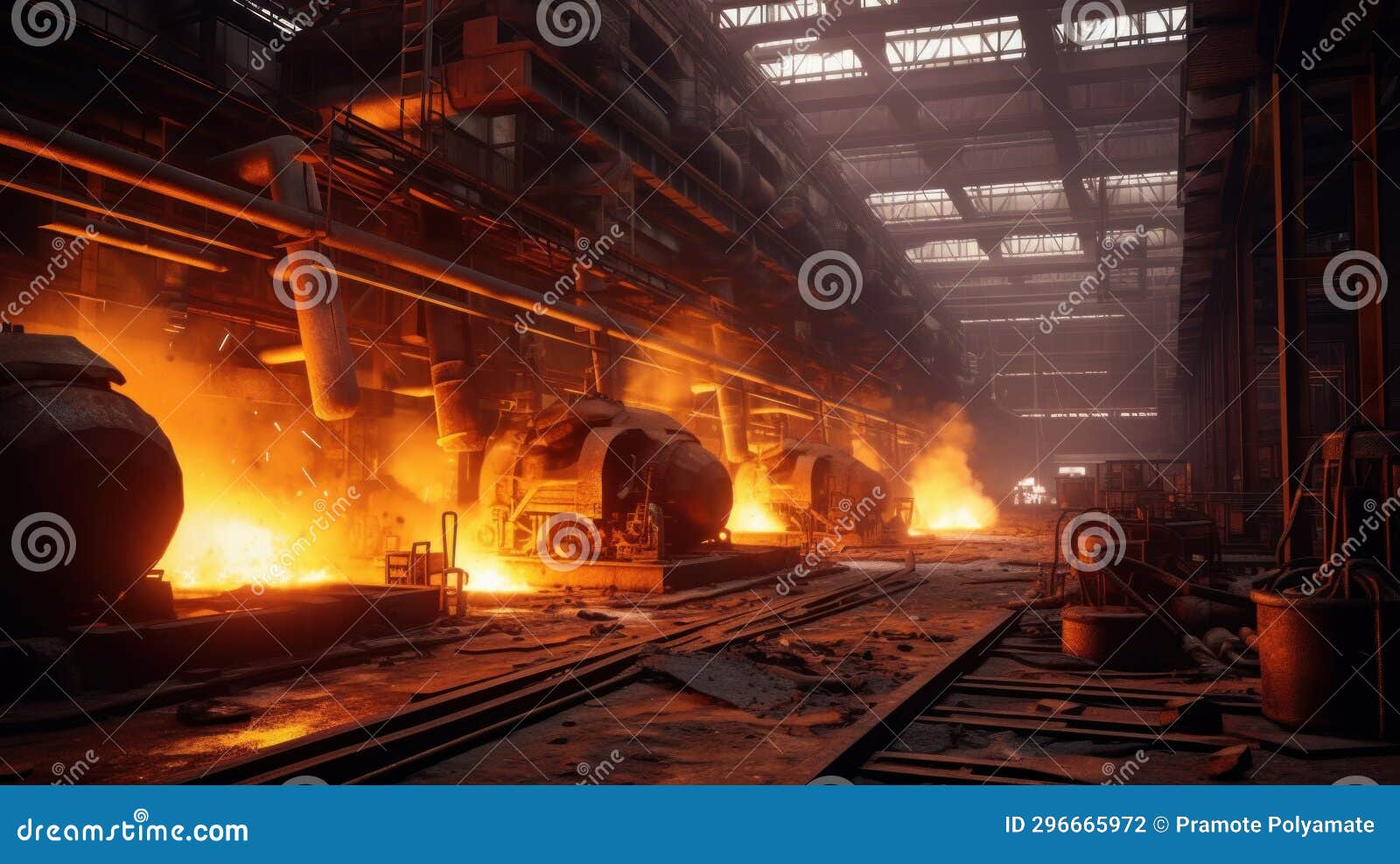 Iron and Steel Making Factory, Steel Industry Stock Photo - Image of ...