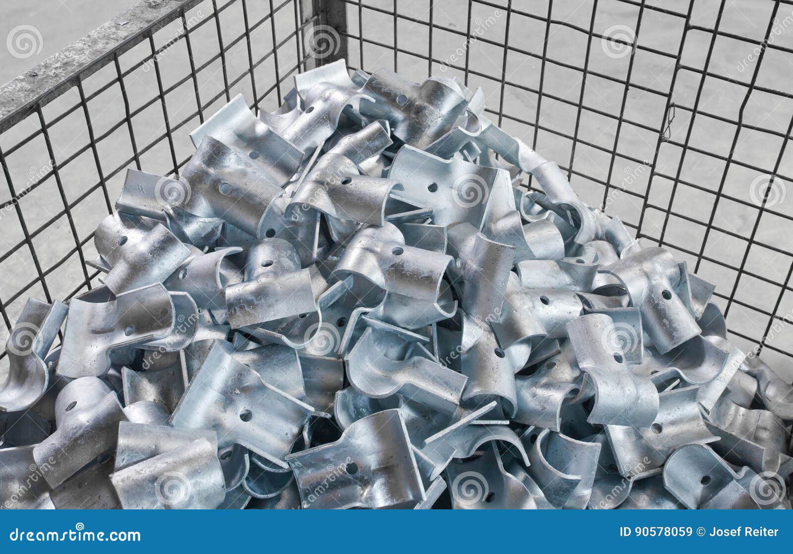 Iron and Steel is Protected by Hot Galvanizing Stock Image - Image of ...