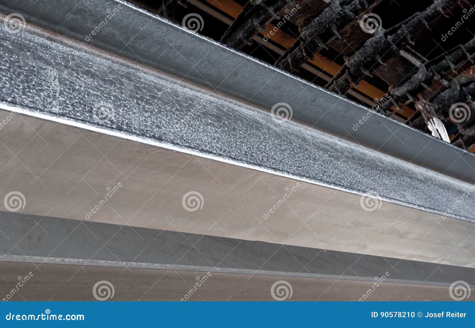 Iron and Steel is Protected by Hot Galvanizing Stock Photo - Image of ...