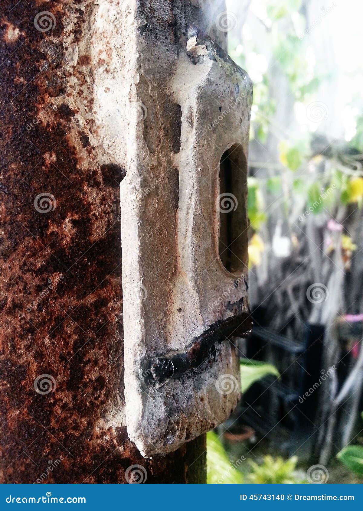 Iron stock photo. Image of time, iron, long, steel, corrosion - 45743140