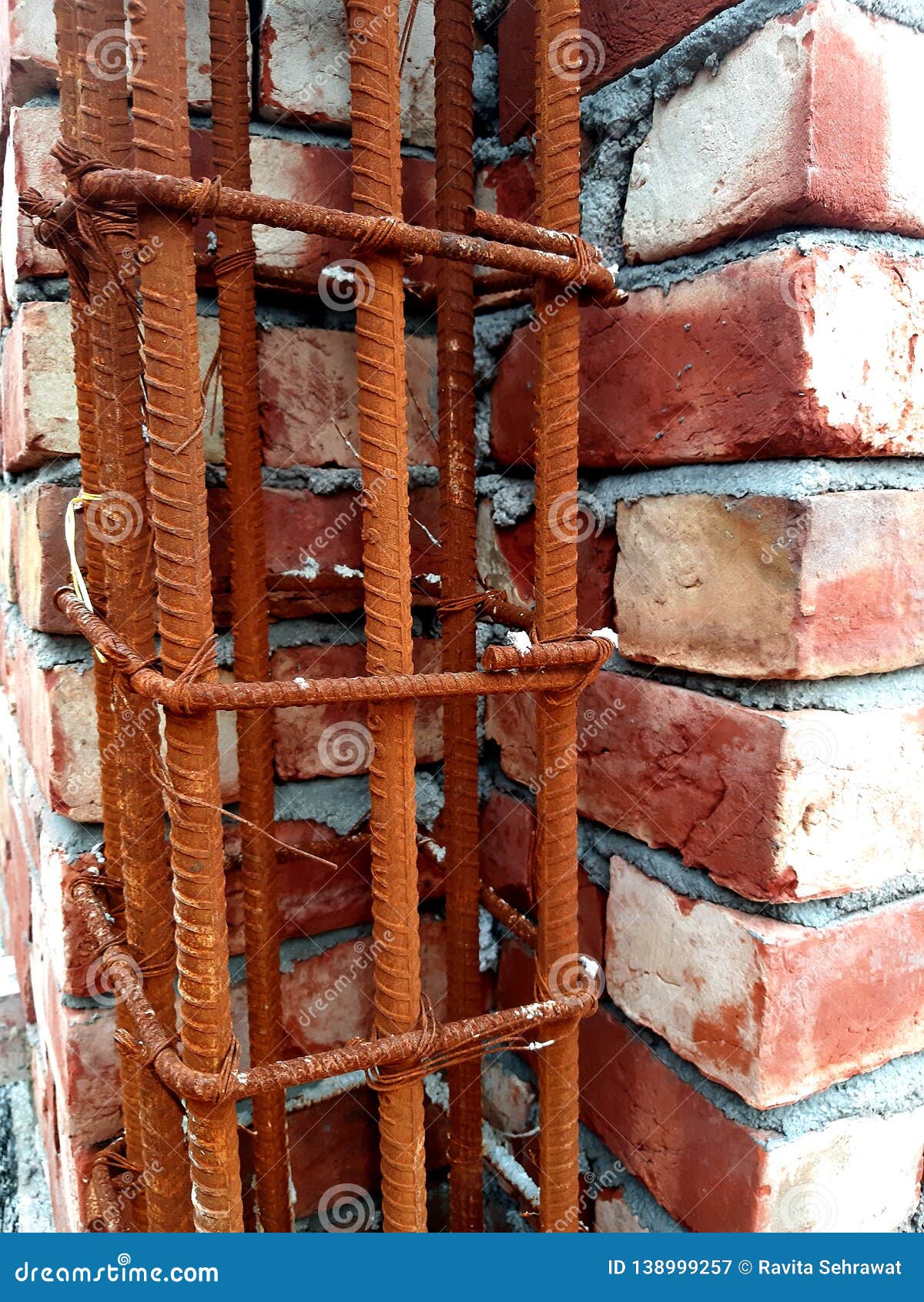 Iron Sticks Laying at Construction Site. Stock Image - Image of bunch ...