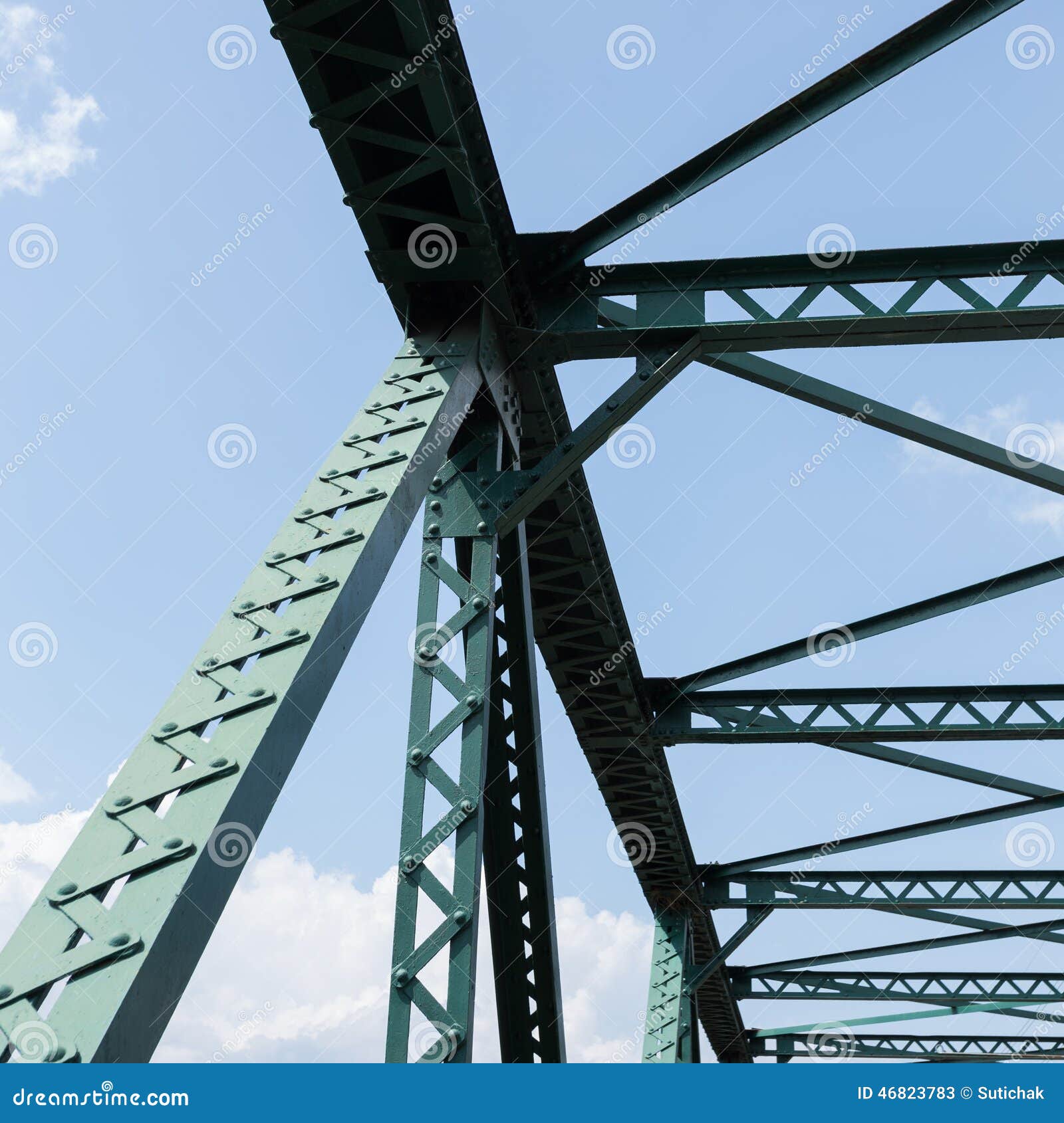 Iron Structure in Building Construction Stock Image - Image of ...