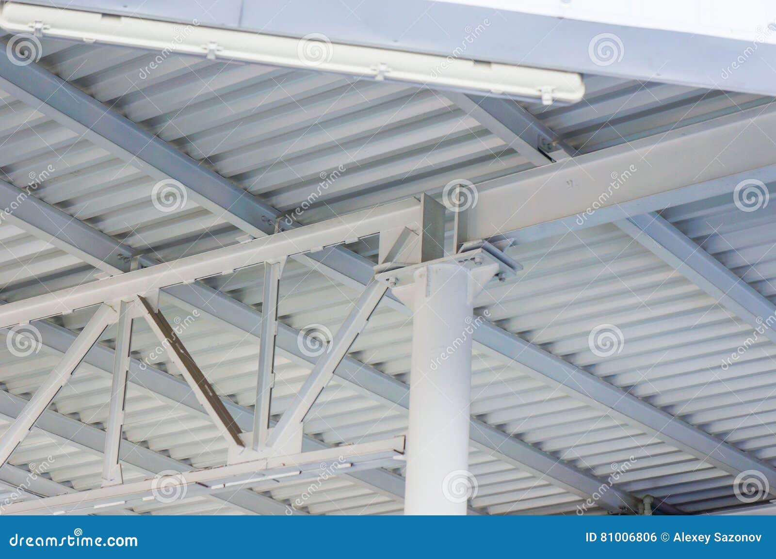 The Iron Structure . the Construction Industry Stock Photo - Image of ...