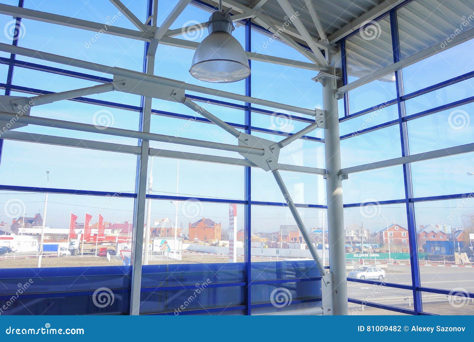 The Iron Structure . the Construction Industry Stock Photo - Image of ...