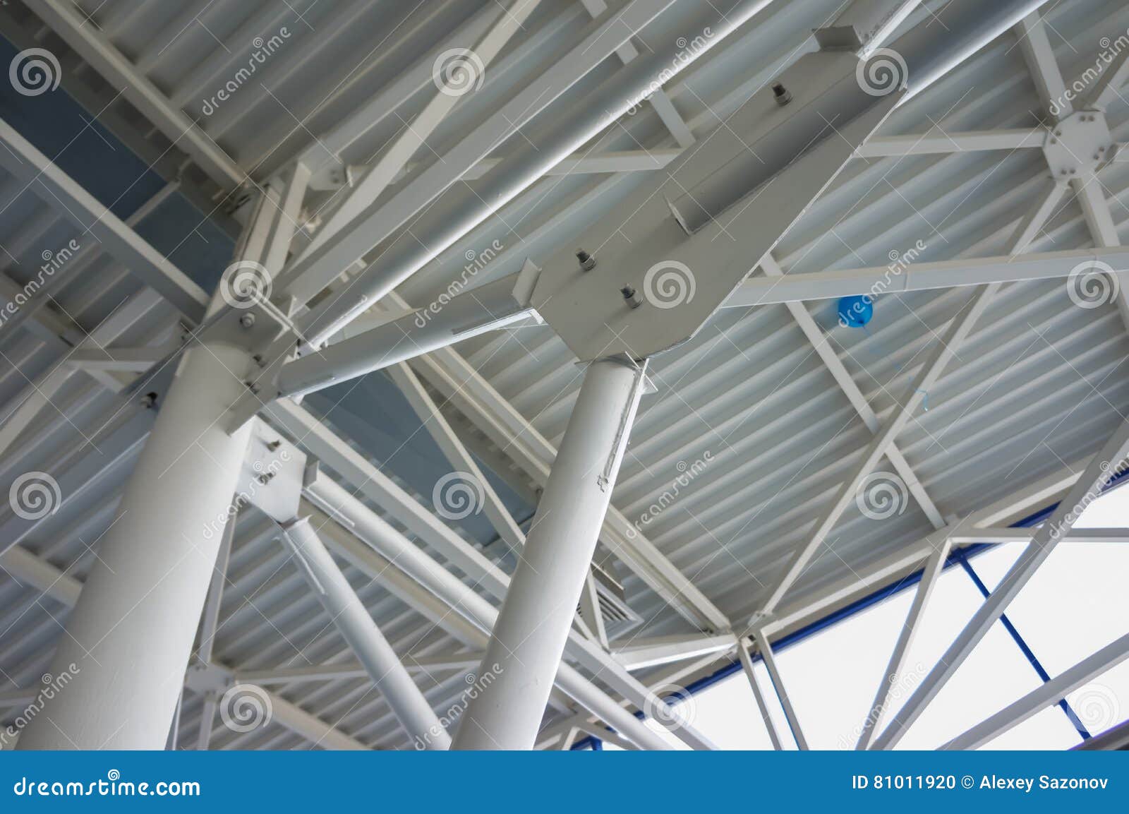 The Iron Structure . the Construction Industry Stock Photo - Image of ...