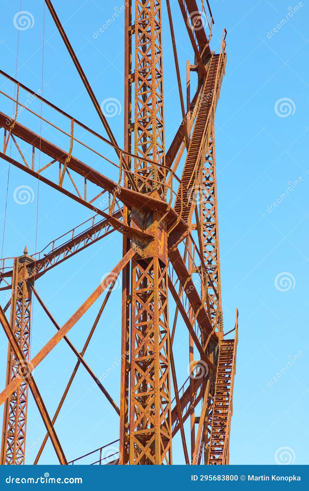 Iron struts stock photo. Image of diagonal, banisters - 295683800