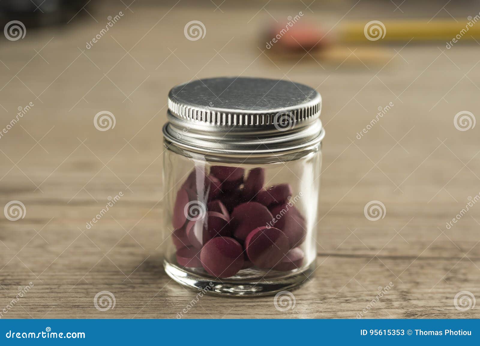 Iron Supplement pills stock image. Image of dosage, cure - 95615353