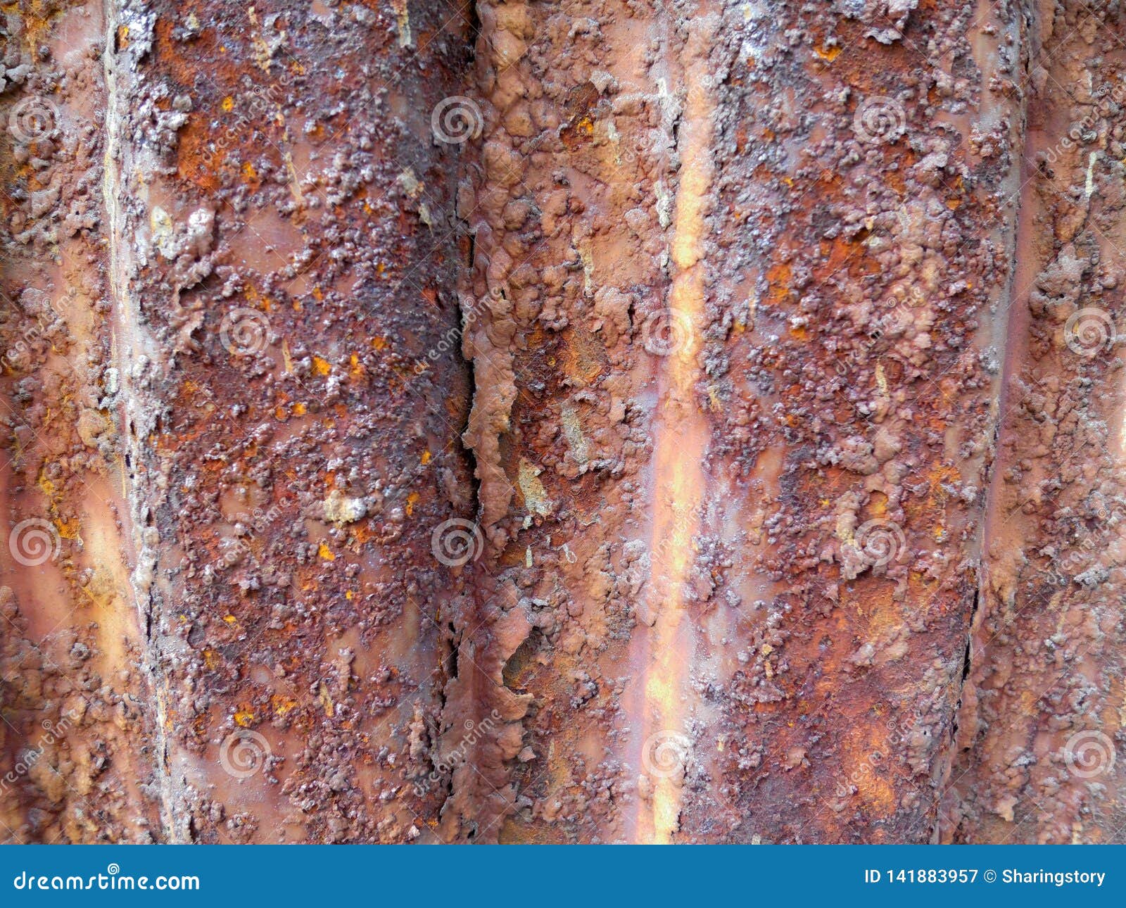 Iron surface rust stock image. Image of bubble, rusting - 141883957