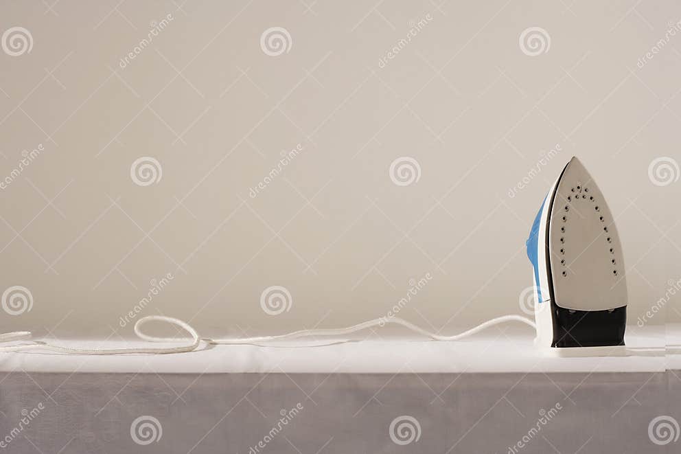 Iron on table stock image. Image of table, object, single - 30847927