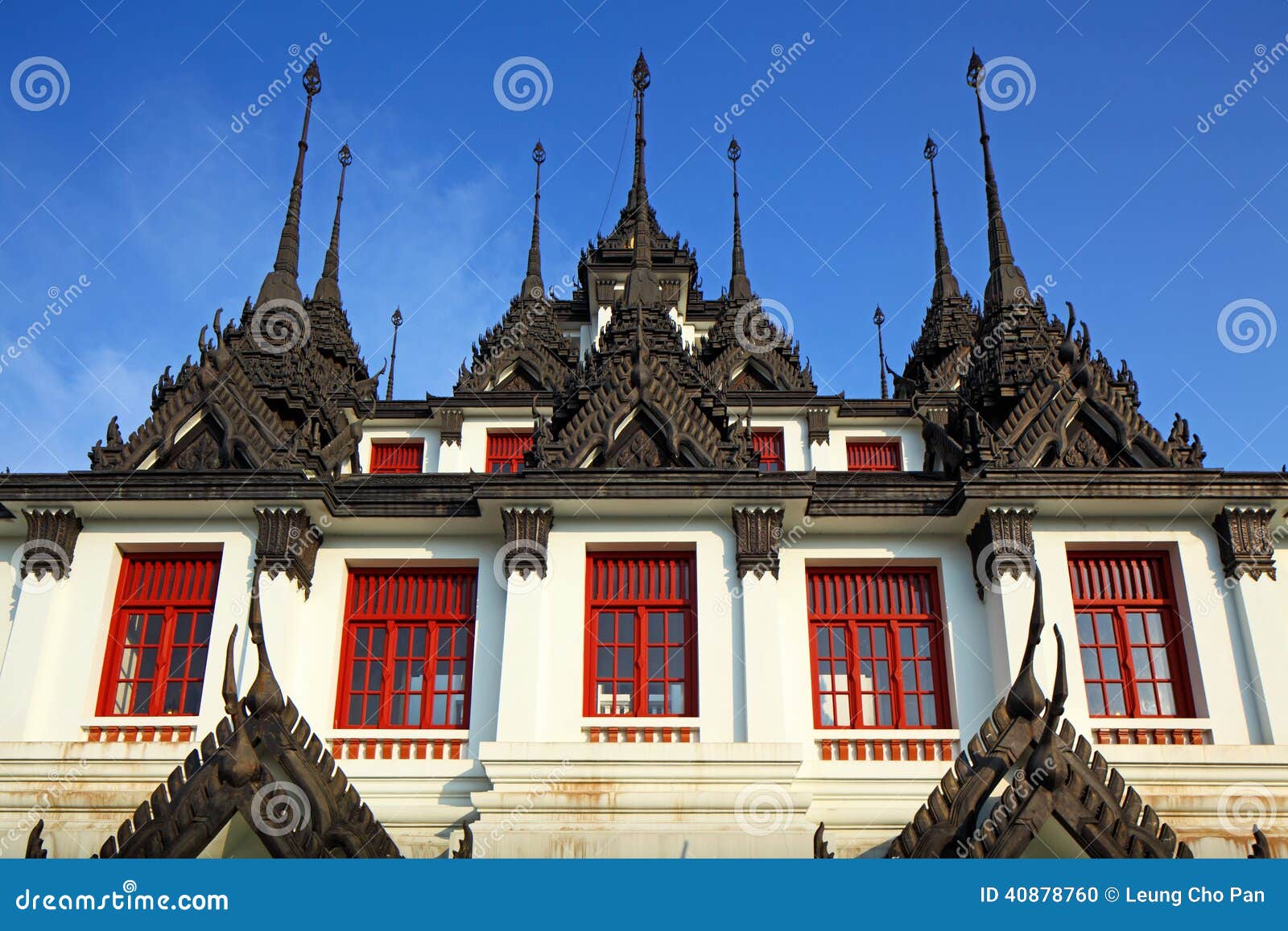 Iron Temple Loha Prasat in Wat Ratchanatdaram Worawihan Stock Photo ...