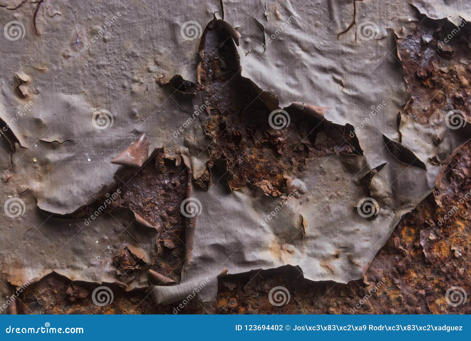 Iron Texture with Corrosion and Hole in it. Stock Photo - Image of blue ...