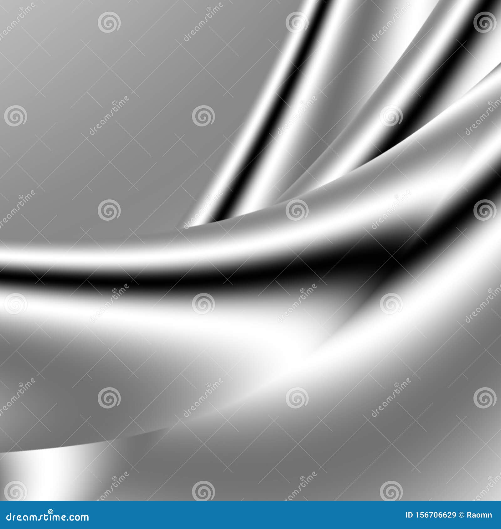 Iron Texture Smooth Metal Silver Backdrop Stock Illustration ...