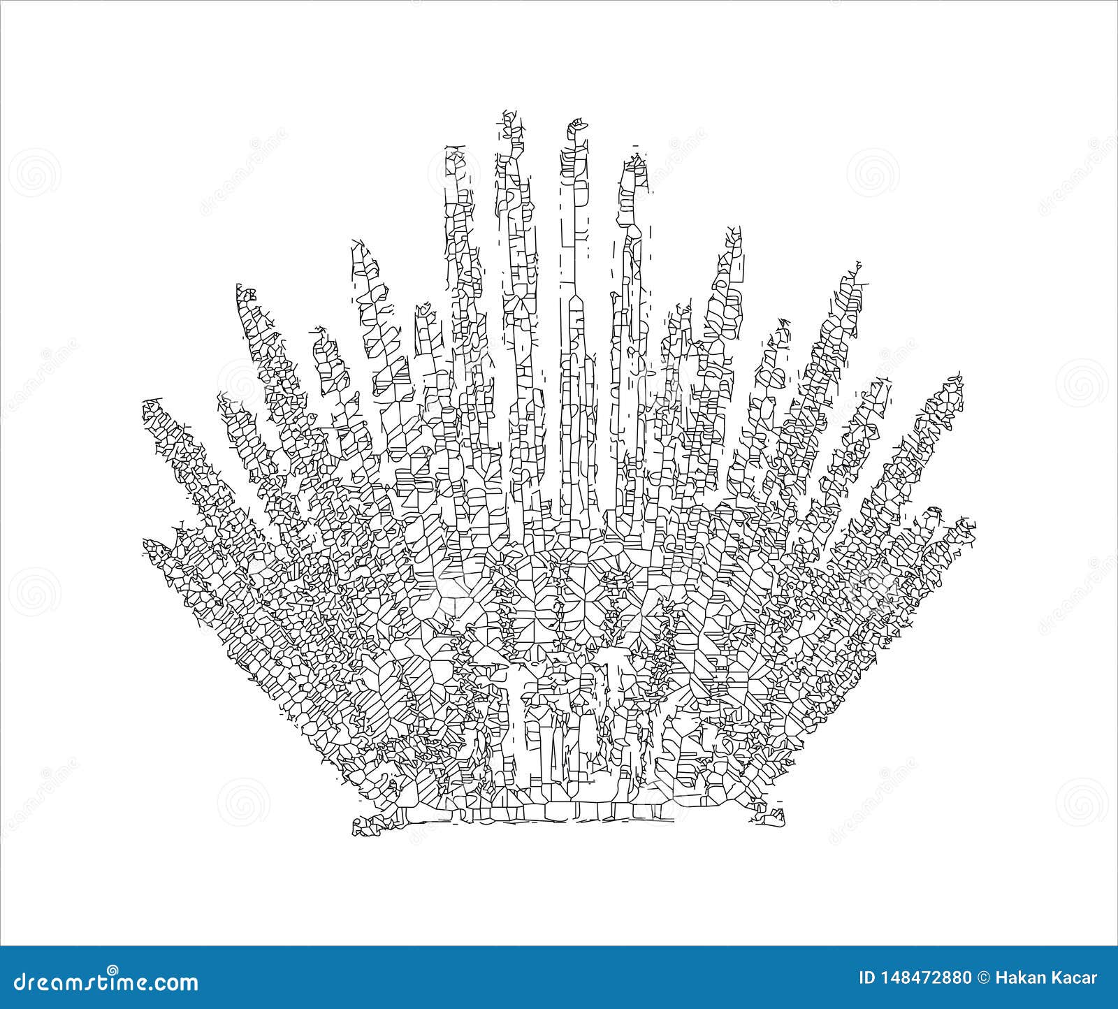 Iron Throne Icon. Vector Illustration Isolated Or Black Background ...