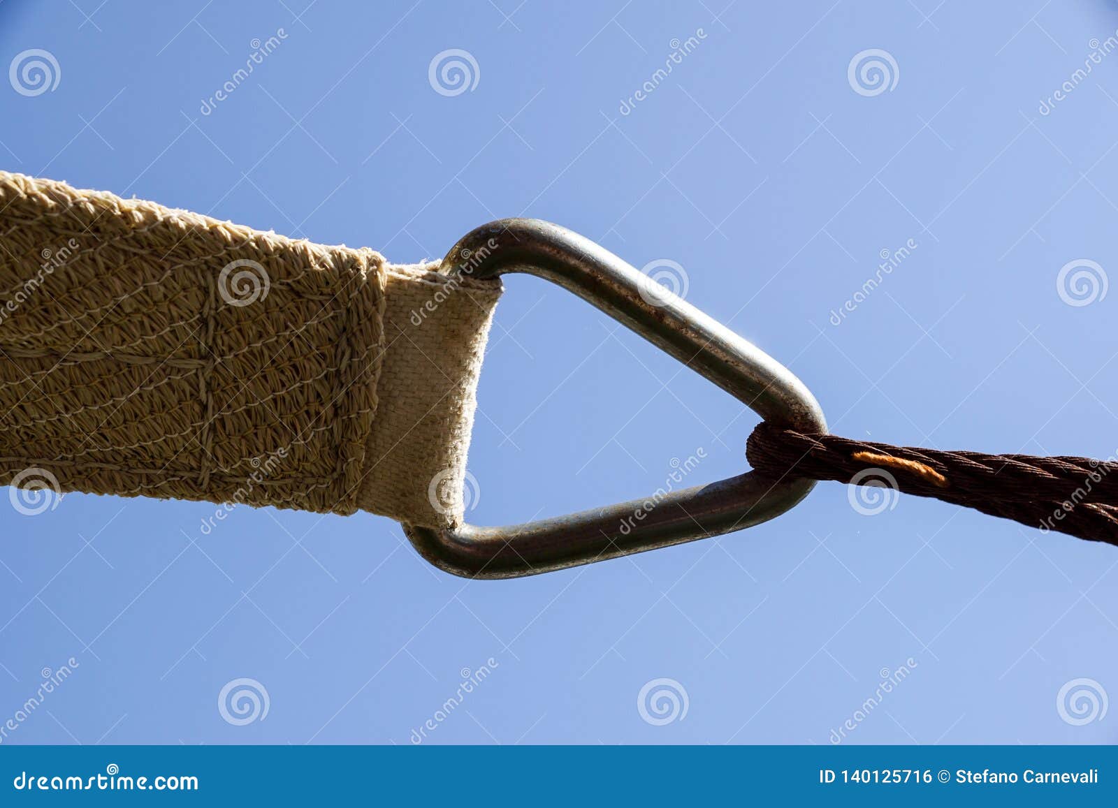 Iron Tie Rod with Steel Cable - Close Up Stock Photo - Image of ...