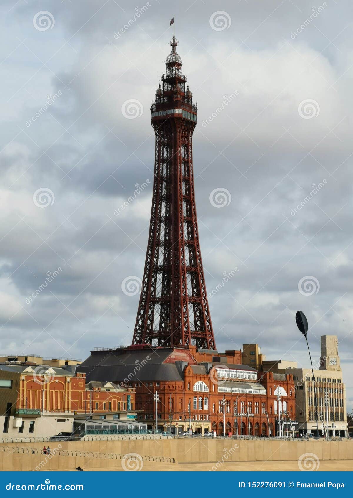 Iron Tower Blackpool editorial photo. Image of iron - 152276091