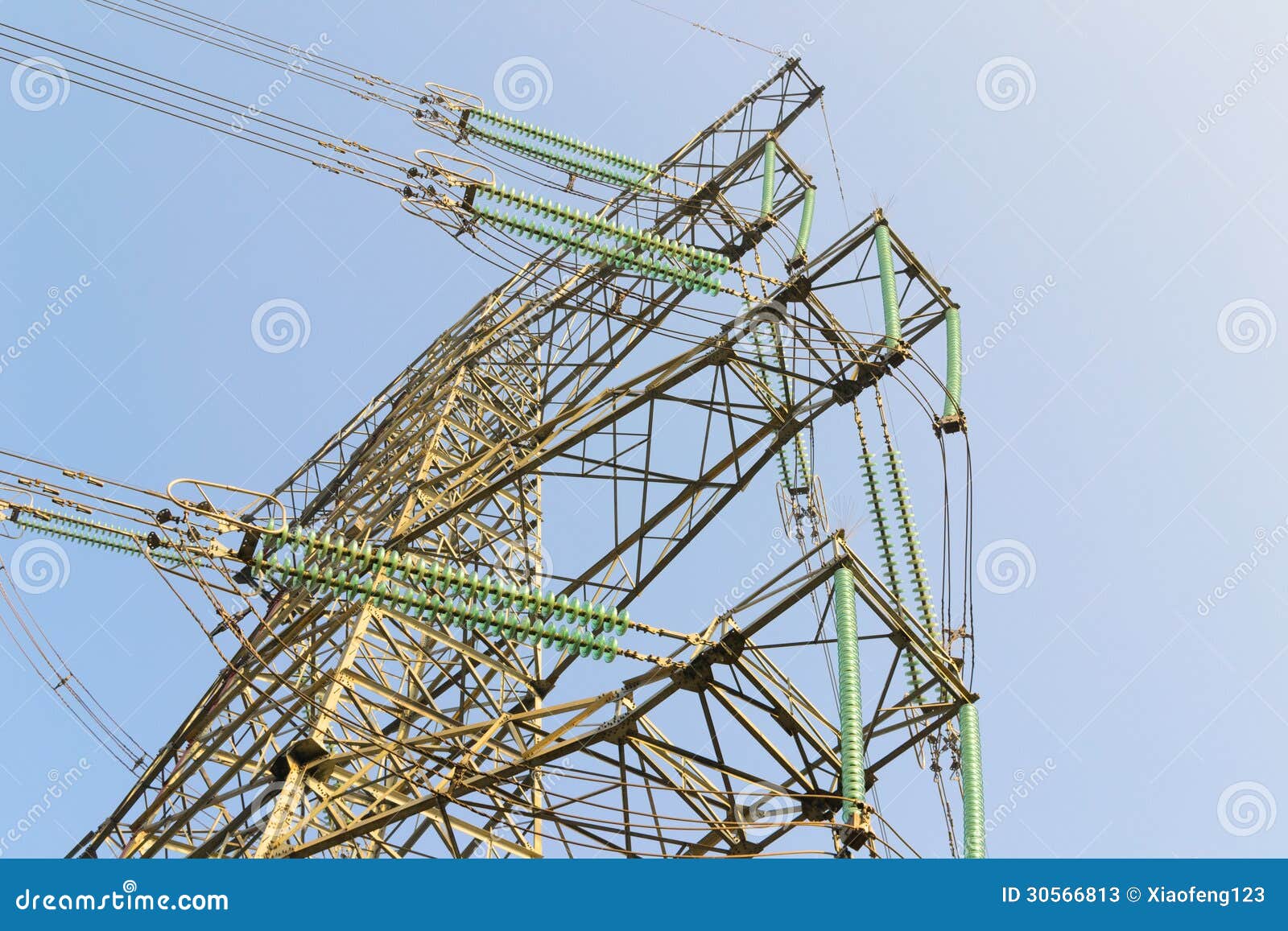 Iron tower stock image. Image of tree, high, metal, transmission - 30566813