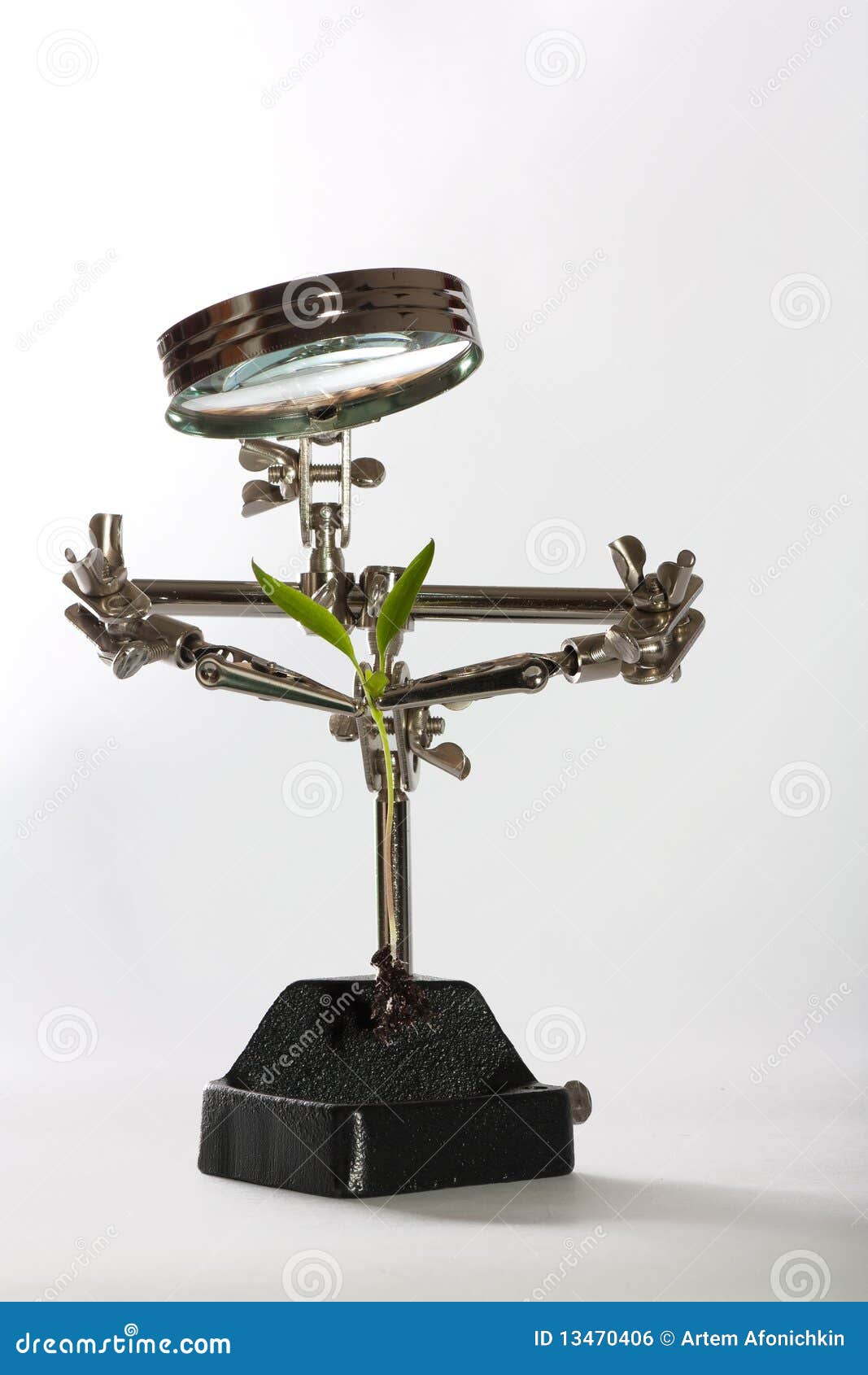 Iron Toy Robot Rescues Sprout Stock Photo - Image of electronic, danger ...