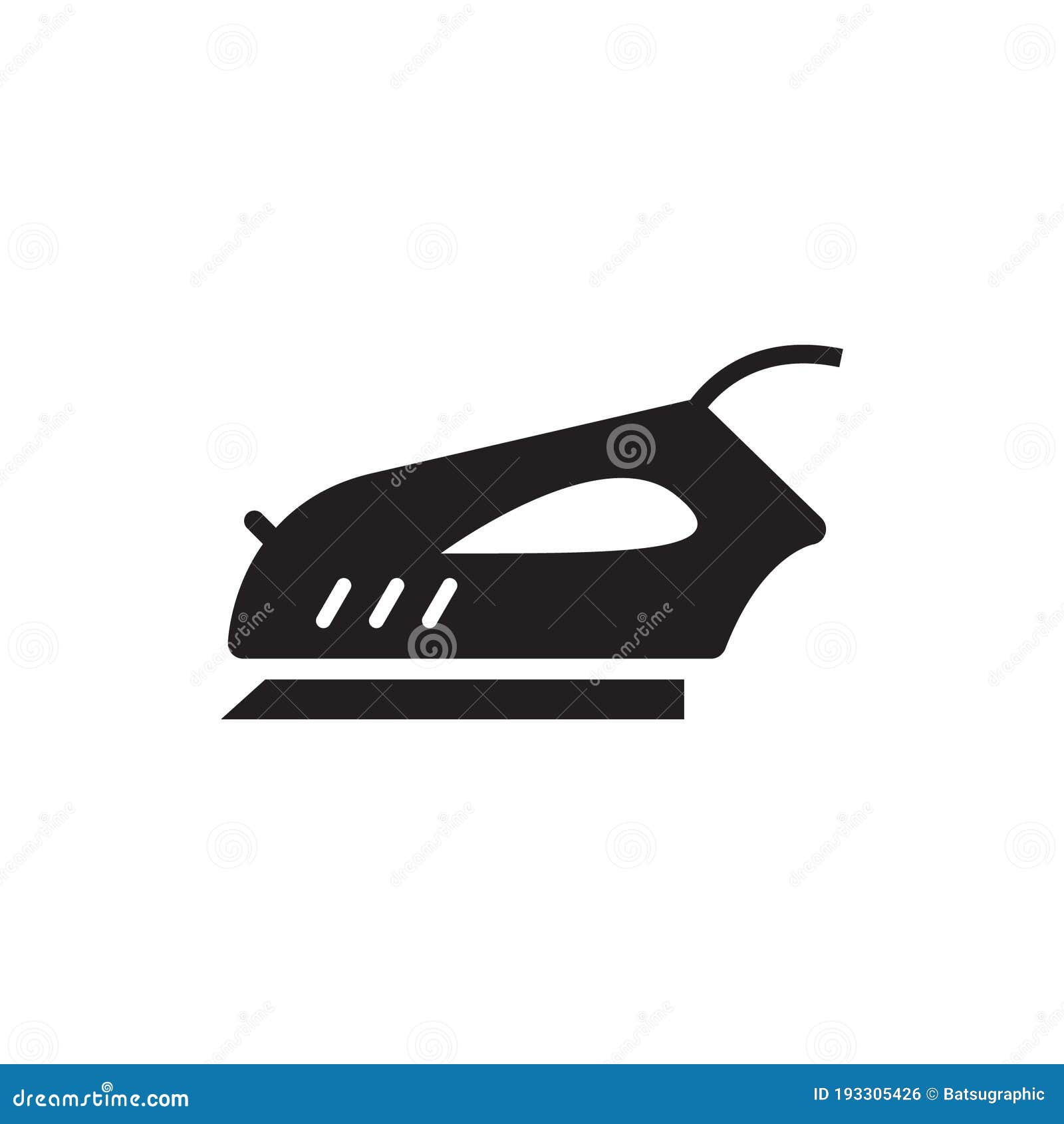 Iron Vector Icon Logo Design Stock Vector - Illustration of creative ...