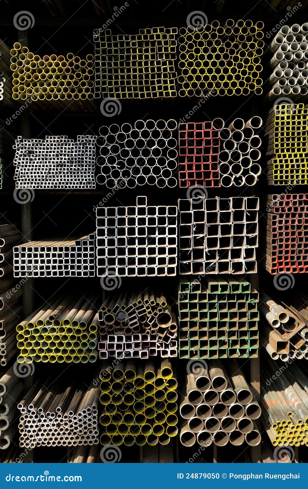 Iron warehouse stock photo. Image of ferrous, pipe, pipeline - 24879050