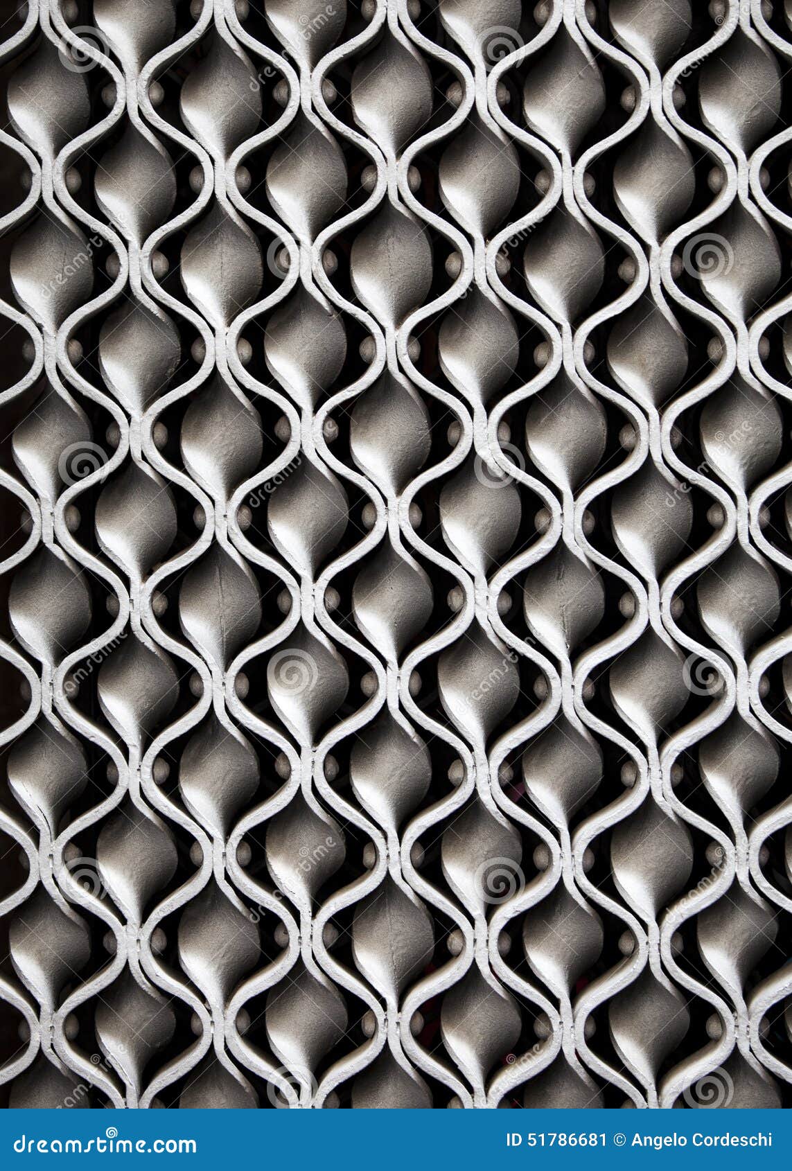 Iron Wave Texture. Wavy Pattern Stock Image - Image of building, metal ...