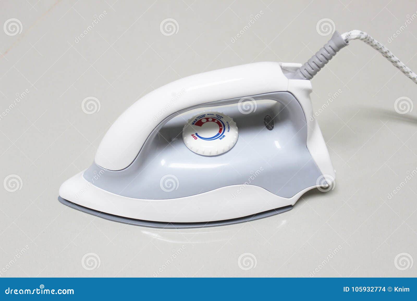 Iron on a White Background. Stock Photo - Image of steam, metal: 105932774