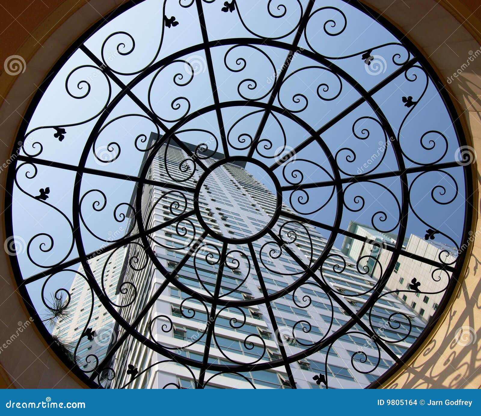 Iron Window stock photo. Image of circles, design, round - 9805164