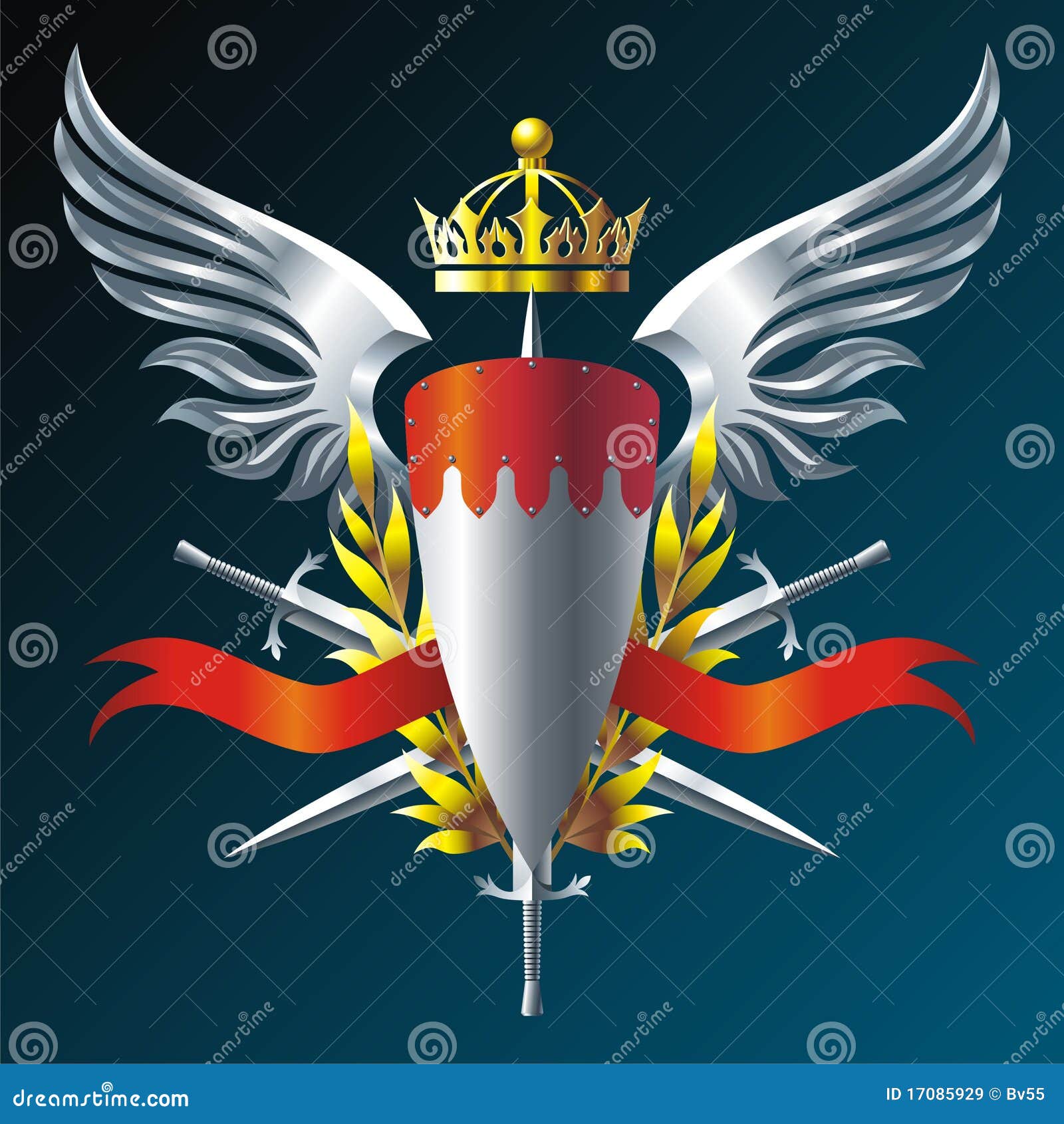 Iron Wings Vector Illustration | CartoonDealer.com #19271968
