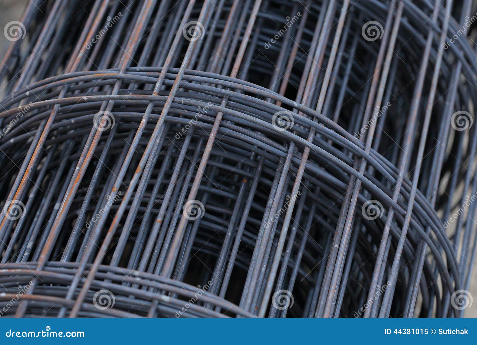 Iron wire for construction stock image. Image of site - 44381015