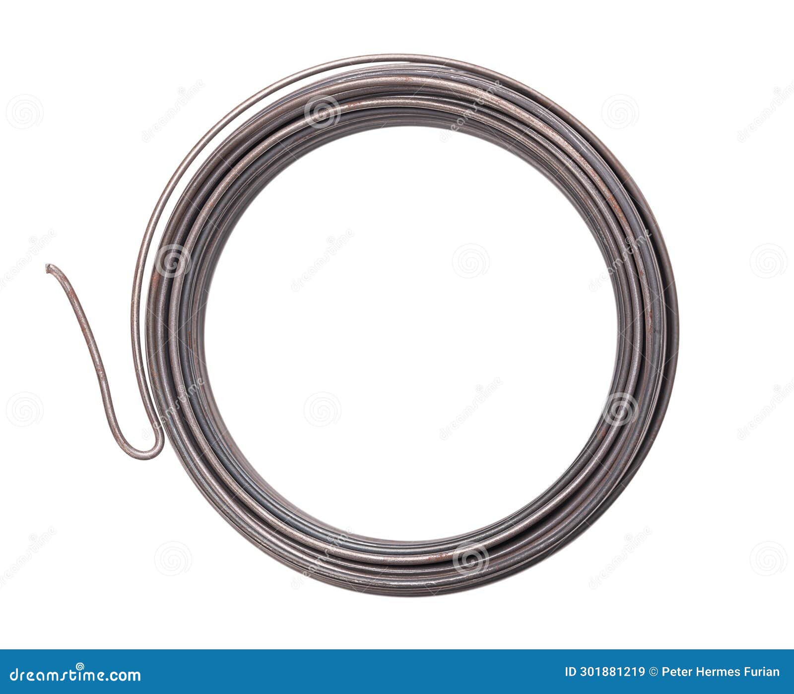 Iron Wire Roll, Rolled Up Ferrous Wire of Pure, Annealed Iron, from ...