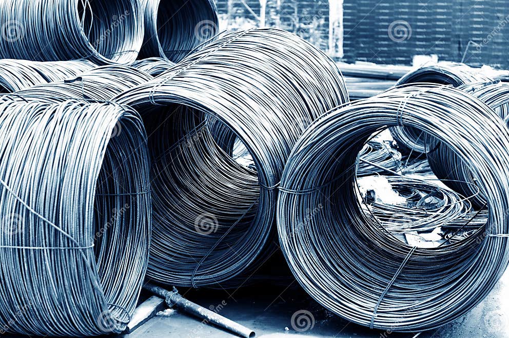 Iron wires stock photo. Image of metallurgist, pile, joist - 94300634