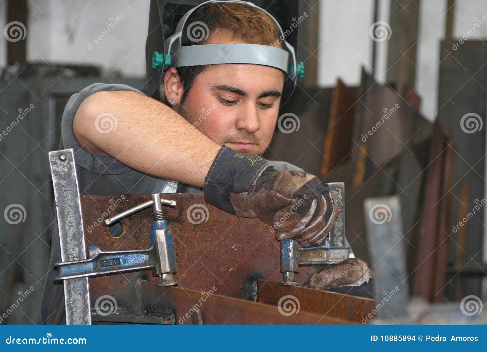 The iron worker stock photo. Image of work, spanish, repair - 10885894