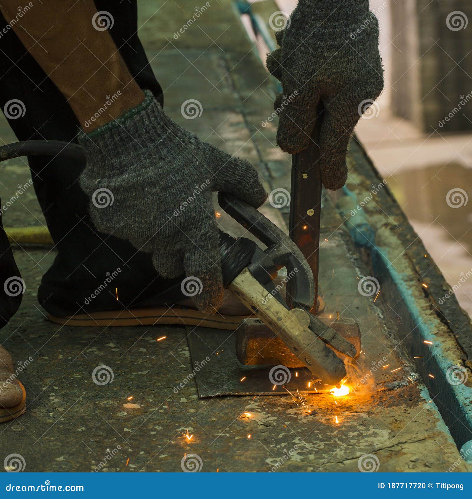 Iron Workers in the Factory Stock Photo - Image of metal, occupation ...