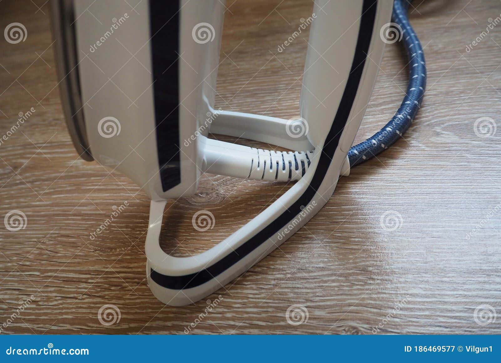 The iron works at home. stock image. Image of domestic - 186469577