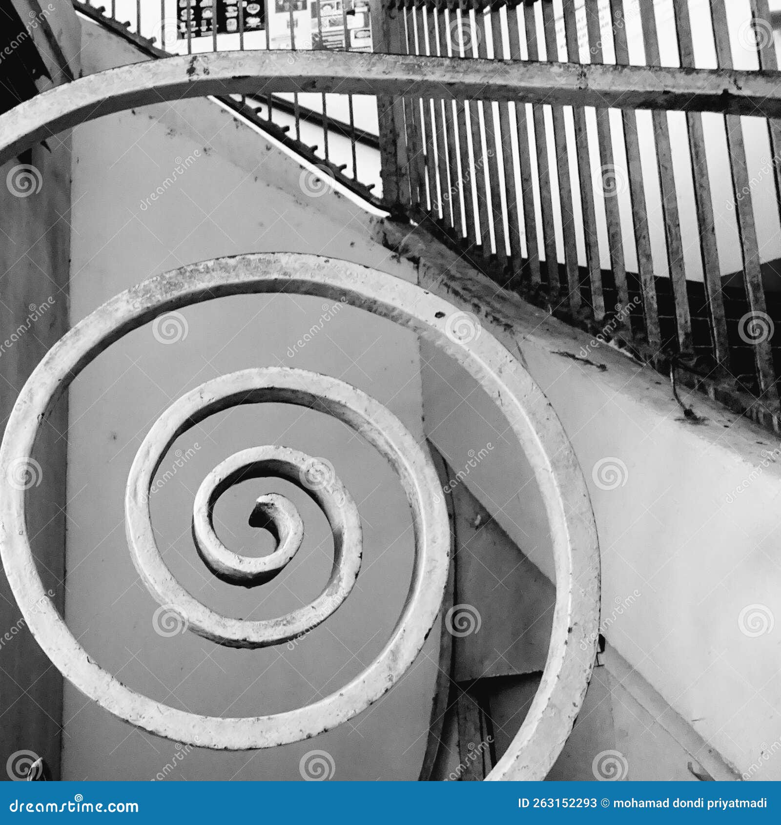 Iron works stairs handle stock image. Image of handle - 263152293