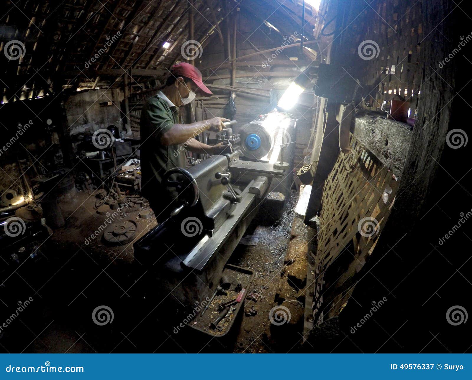 Iron workshop editorial photography. Image of technicians - 49576337