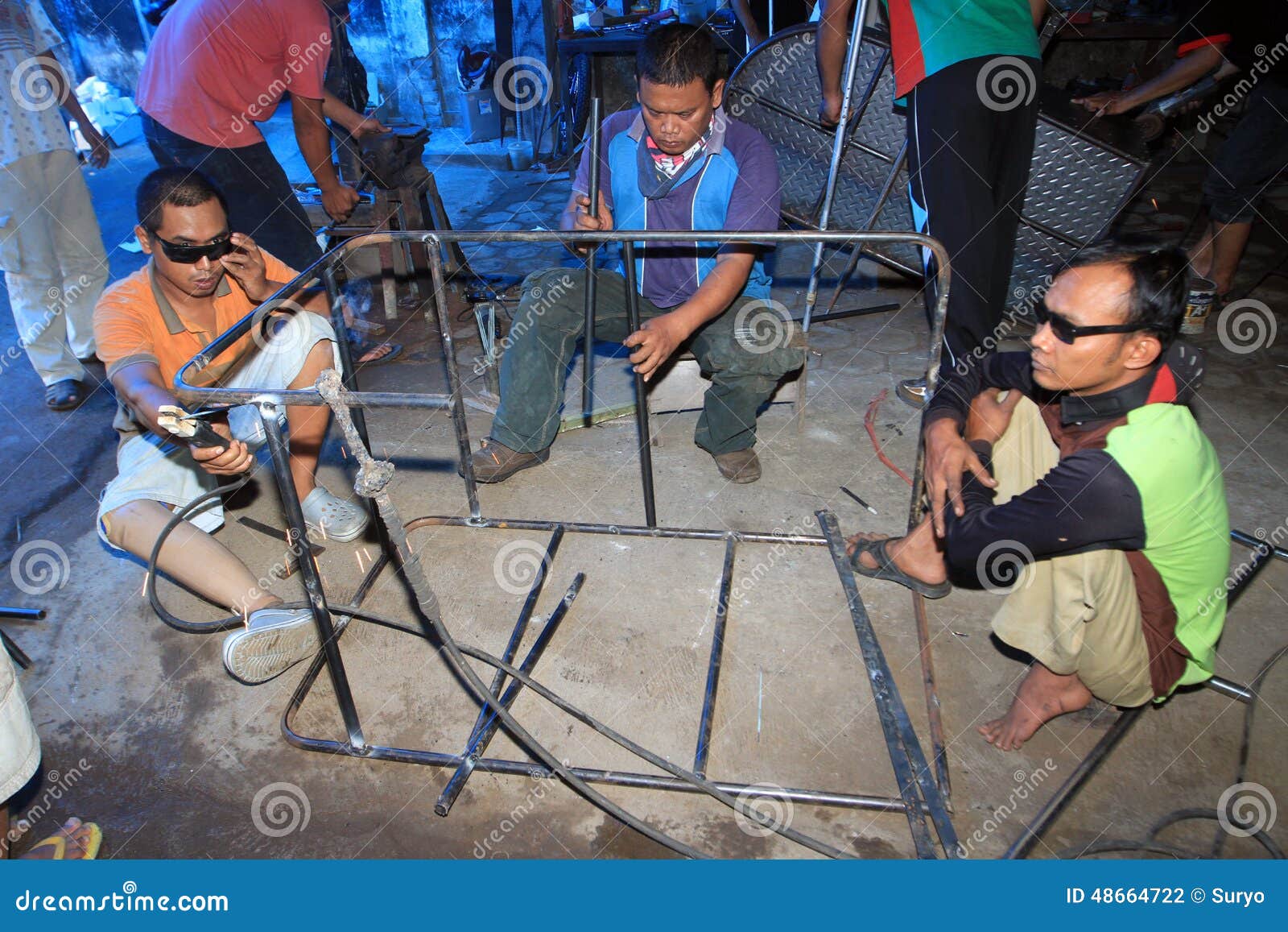 Iron workshop editorial photography. Image of recreation - 48664722