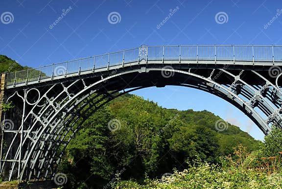 The Ironbridge stock photo. Image of blue, industry, heritage - 1006498