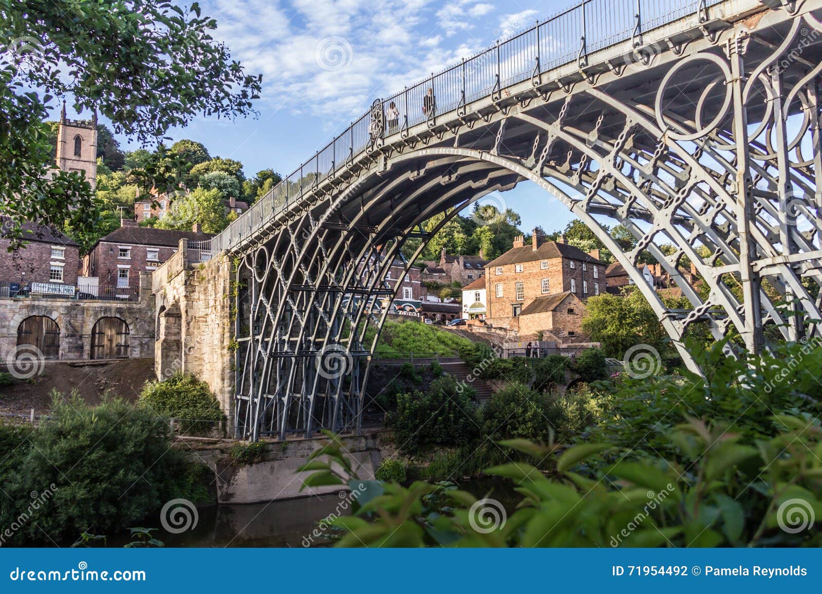 Ironbridge Shropshire redaktionelles stockfotografie. Bild von ...
